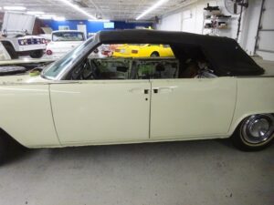 Cream-colored classic convertible car restoration. - Klassic Rides ...